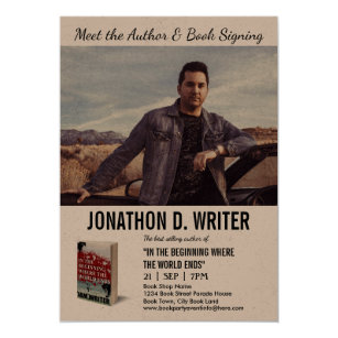 Book Author Invitations | Zazzle