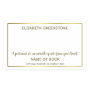 "This Book Belongs To" Personalized Library Labels | Zazzle