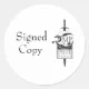 Author "signed copy" stickers | Zazzle