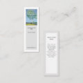 Author Writer Book Launch Promotional Bookmark Mini Business Card | Zazzle
