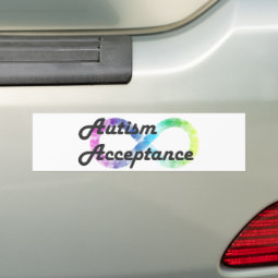 Autism Acceptance Bumper Sticker | Zazzle