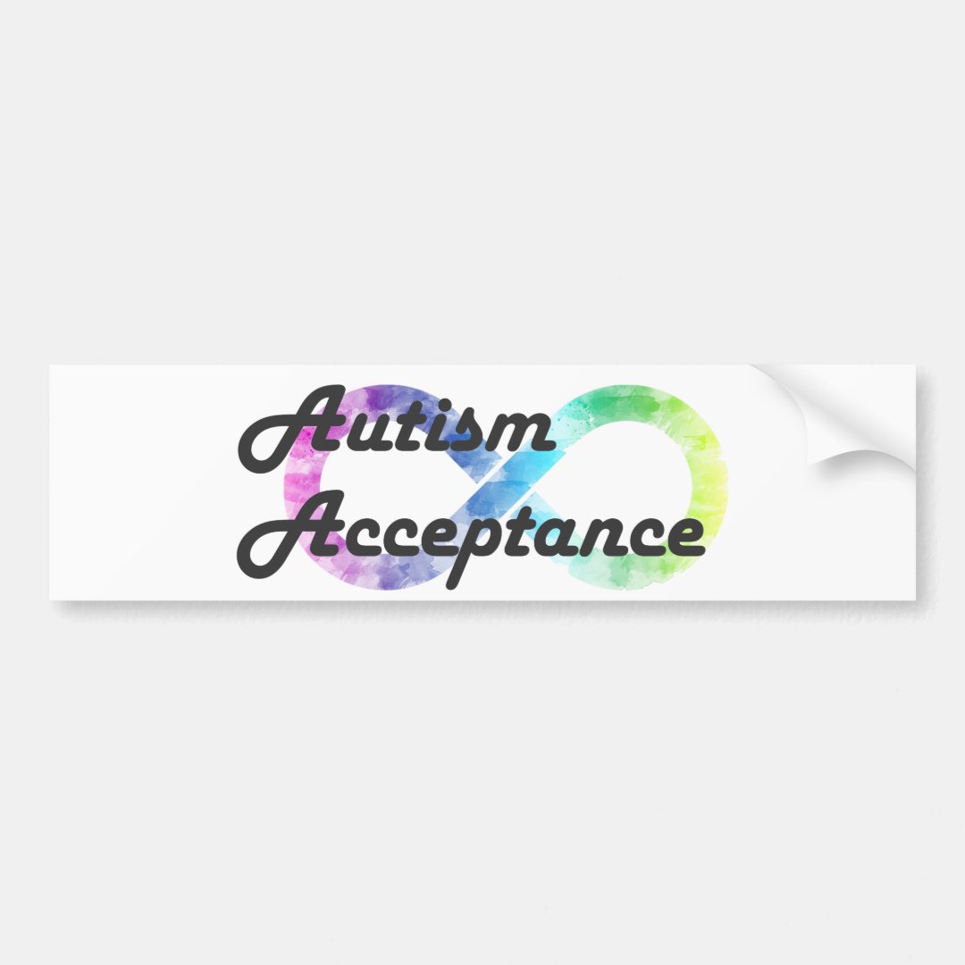 Autism Acceptance Bumper Sticker | Zazzle