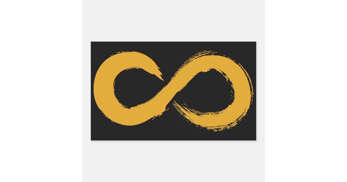 Autism Acceptance Infinity Rectangular Sticker | Zazzle