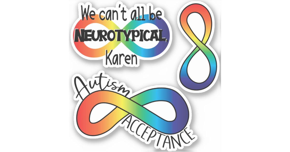 Autism Acceptance | Neurodiversity Sticker Pack | Zazzle