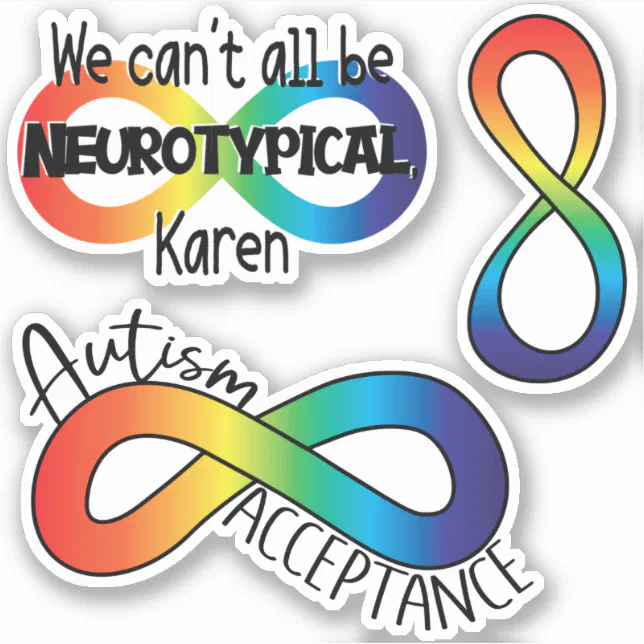 Autism Acceptance | Neurodiversity Sticker Pack | Zazzle