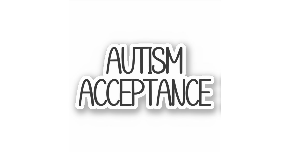 Autism Acceptance Sticker | Zazzle