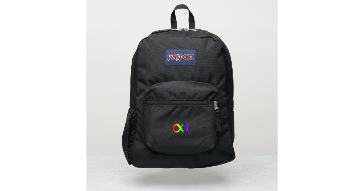 Autism Autist Aspie Infinity Rainbow Symbol ND ASD JanSport Backpack ...