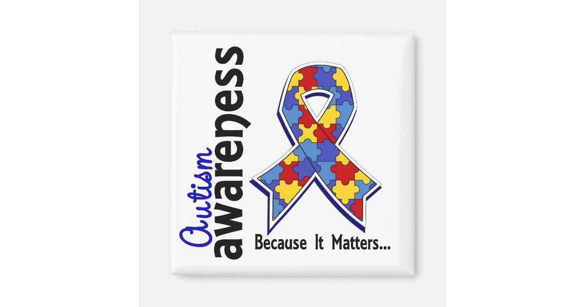 Autism Awareness 5 Magnet | Zazzle