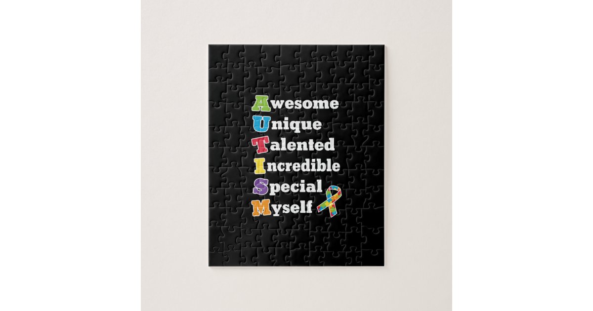 Autism Awareness Acronym Jigsaw Puzzle | Zazzle