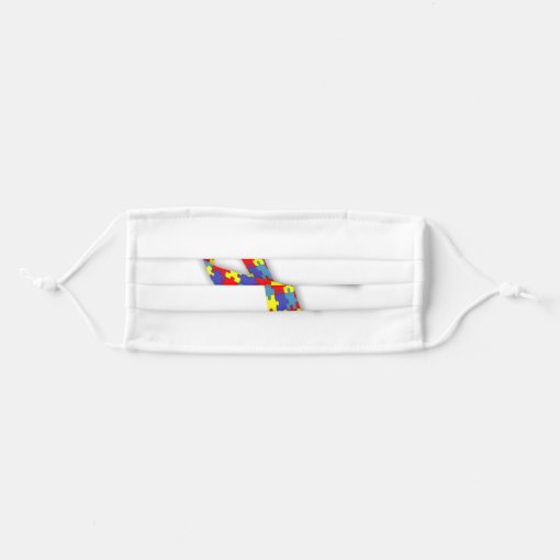 Autism Awareness Adult Cloth Face Mask | Zazzle