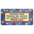 Autism Awareness - Aluminum license plate | Zazzle