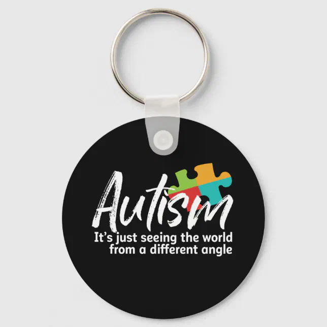 Autism Awareness and Support for Autistic Children Keychain | Zazzle