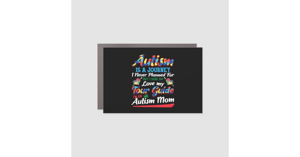 Autism Awareness Autism Mom Puzzle Piece Autistic Car Magnet | Zazzle
