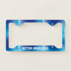 Autism Awareness Puzzle Pattern License Plate Frame | Zazzle.com
