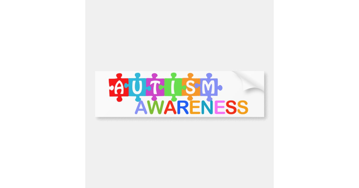 Autism Awareness Bumper Sticker | Zazzle