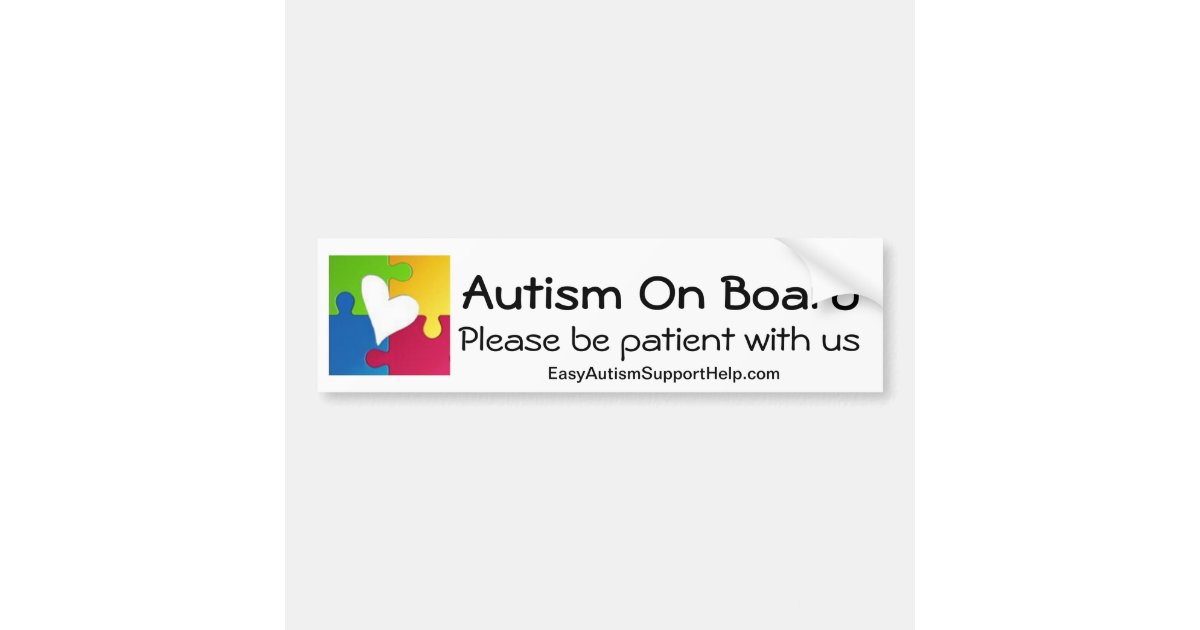 Autism Awareness Bumper Sticker | Zazzle