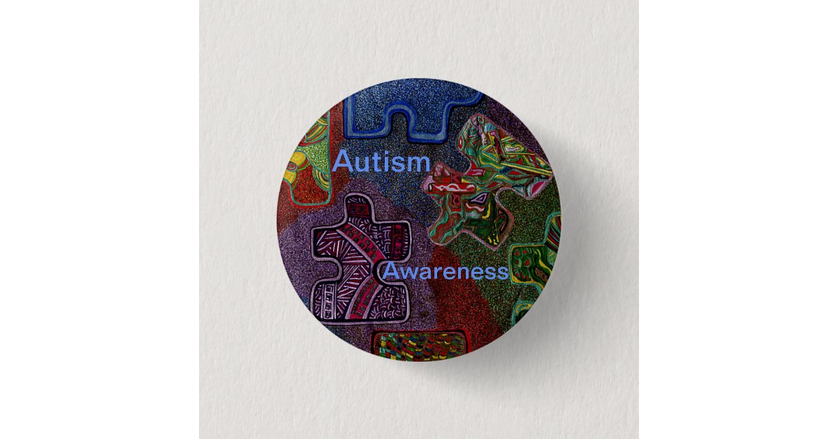Autism Awareness Button | Zazzle.com
