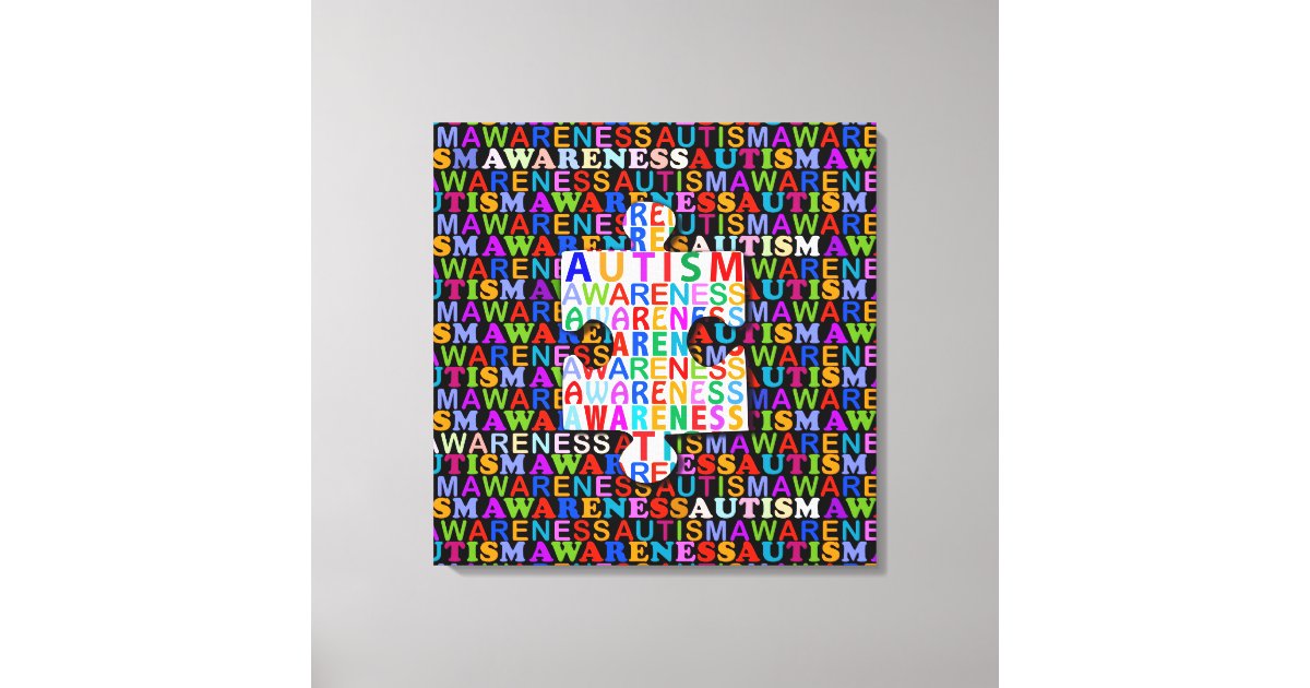 Autism Awareness Canvas Print | Zazzle