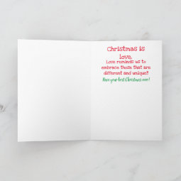 Autism awareness Christmas card | Zazzle