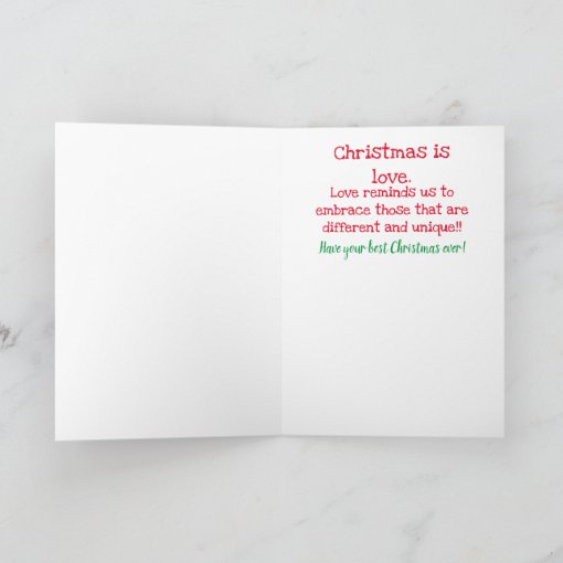 Autism awareness Christmas card | Zazzle