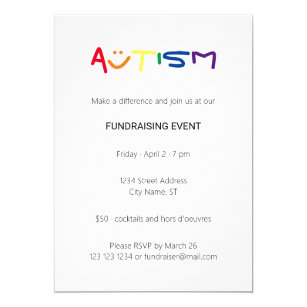 Autism Invitations | Zazzle