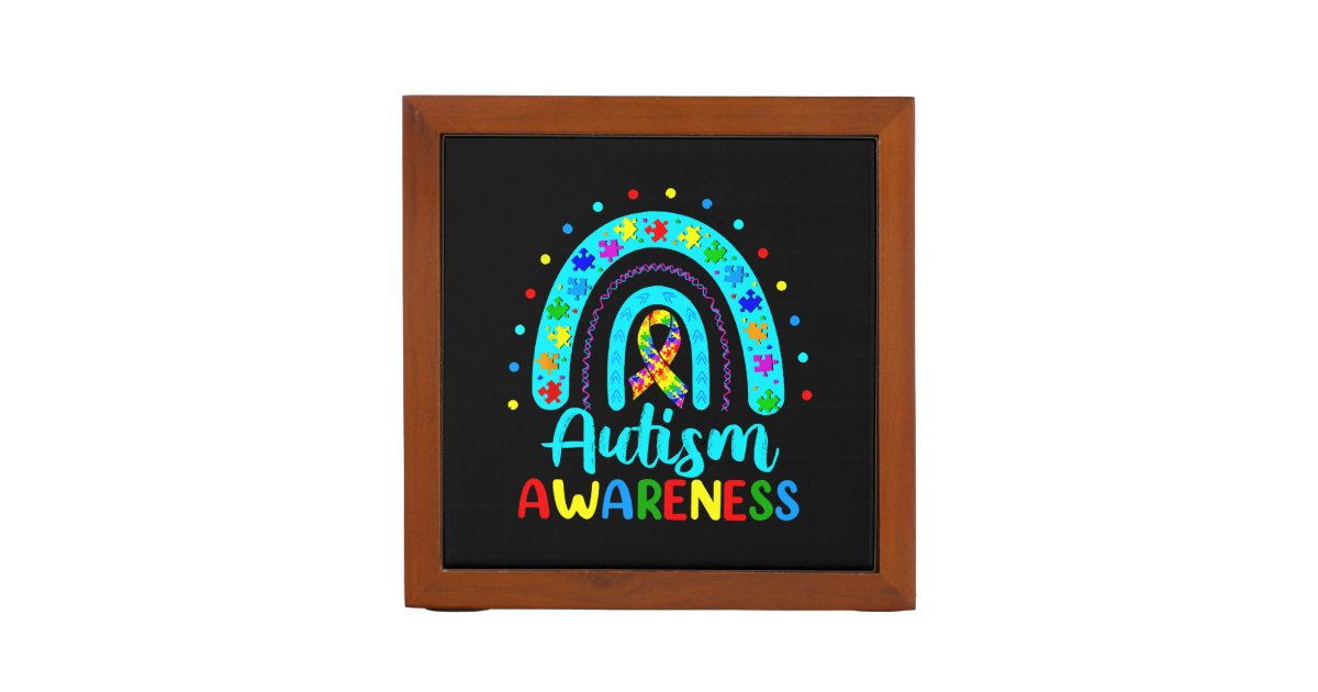 Autism Awareness Desk Organizer | Zazzle