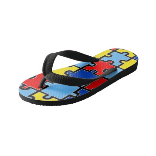 Autism Awareness Flip-Flops Kid's Flip Flops | Zazzle