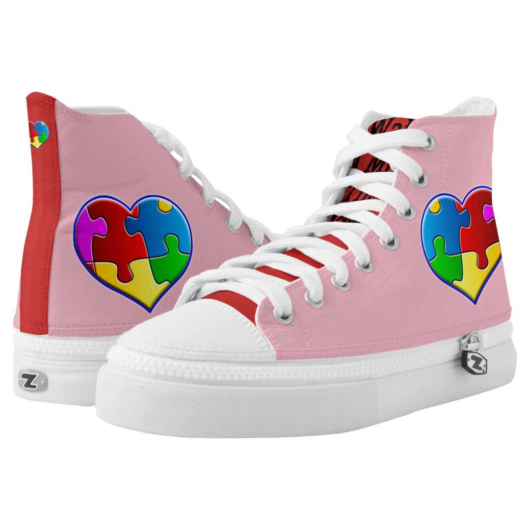 Autism Awareness High-Top Sneakers | Zazzle
