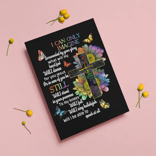 Autism Awareness I Can Only Imagine Jesus Faith Postcard | Zazzle