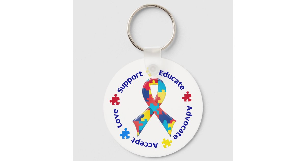 Autism Awareness Keychain | Zazzle