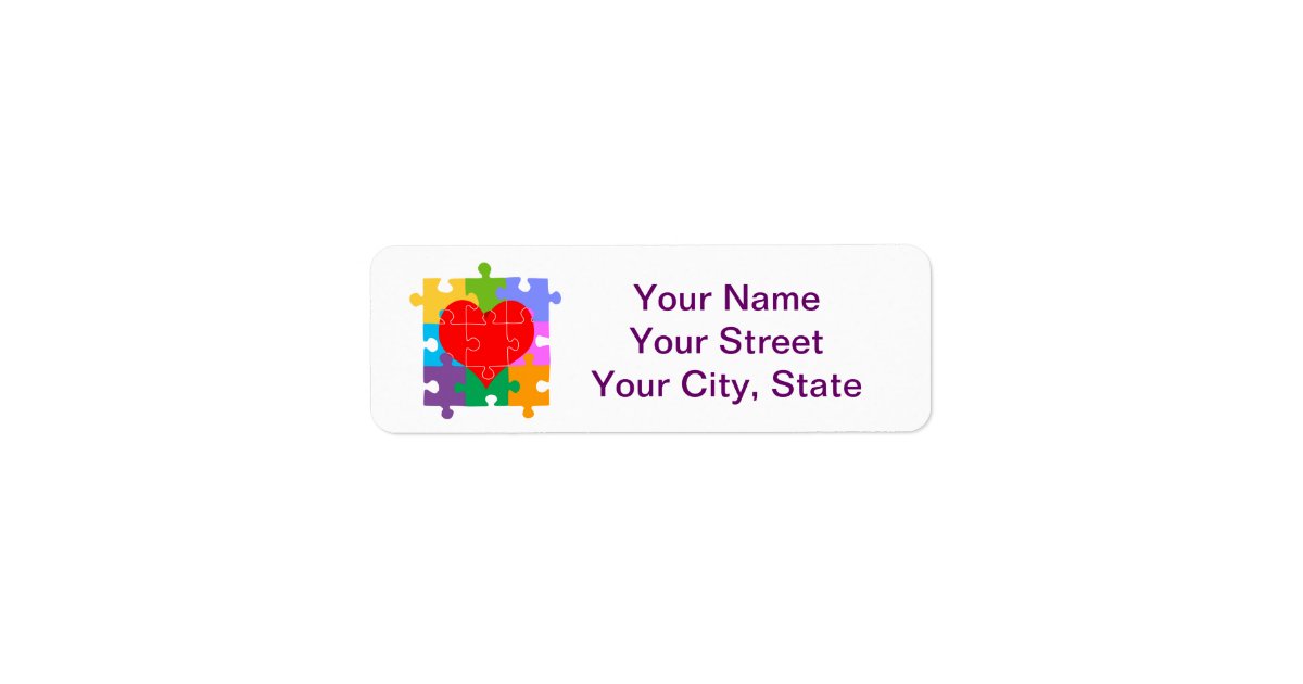 Autism Awareness Label | Zazzle