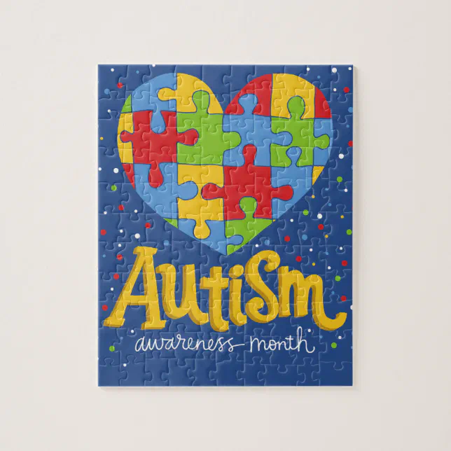 autism awareness month jigsaw puzzle | Zazzle