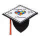 Autism Awareness Personalized Name and Class Graduation Cap Topper | Zazzle