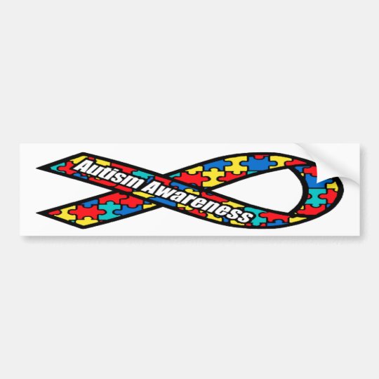 Autism Awareness Puzzle Bumper Sticker | Zazzle.com