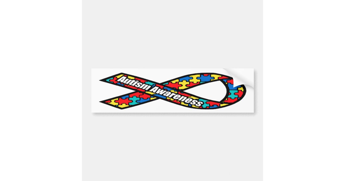 Autism Awareness Puzzle Bumper Sticker | Zazzle