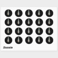 Autism Awareness Puzzle Neck Classic Round Sticker | Zazzle