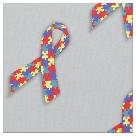 Autism Love Fabric | Zazzle