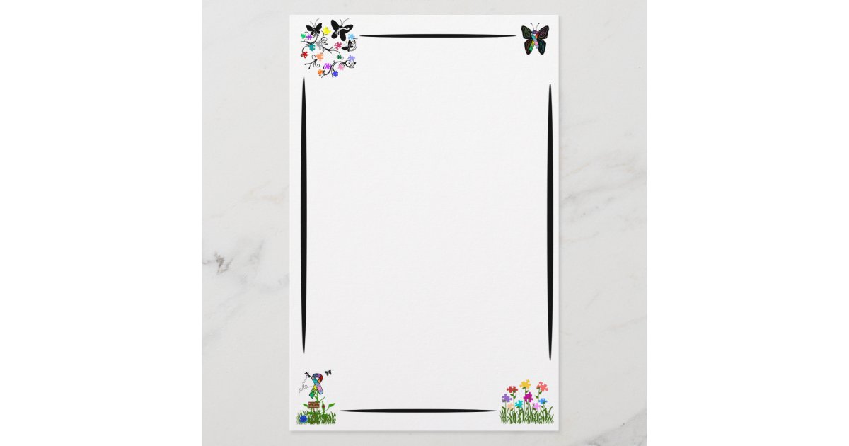 Autism Awareness Stationary Stationery | Zazzle