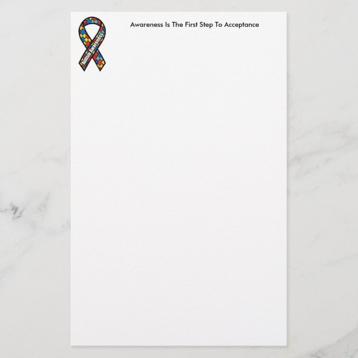 Autism Awareness Stationary Stationery | Zazzle.com