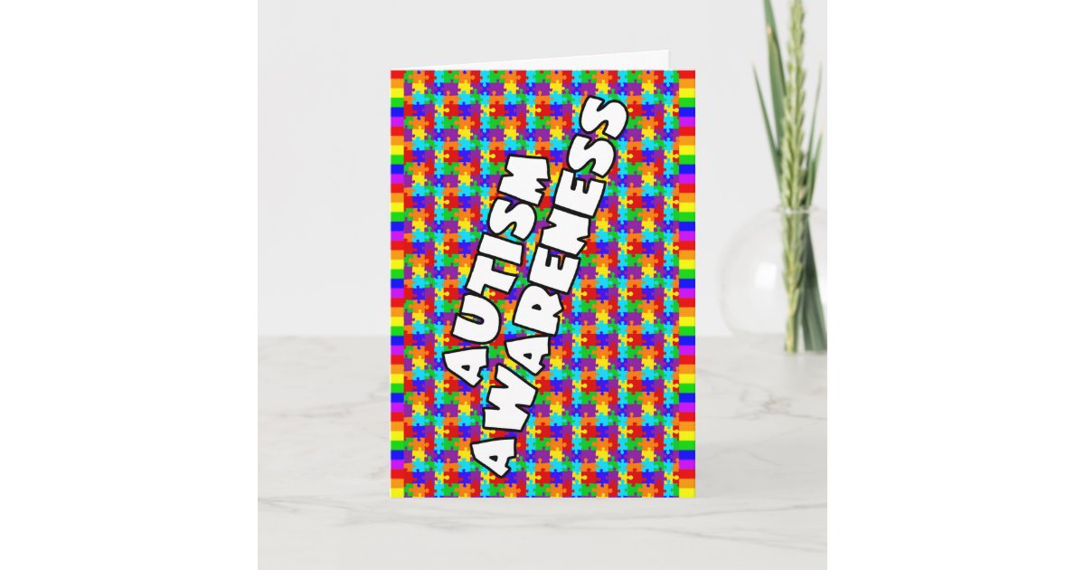Autism Awareness Thank You Card | Zazzle