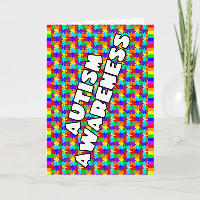 Autism Awareness Thank You Card | Zazzle