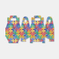 Autism Awareness watercolor puzzle favor box | Zazzle