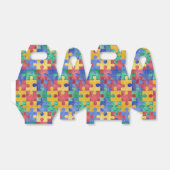 Autism Awareness watercolor puzzle favor box | Zazzle