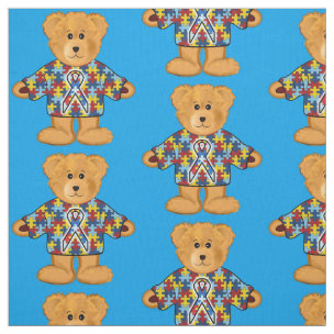 Autism Love Fabric | Zazzle