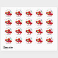 Autism Butterflies in Hearts Classic Round Sticker | Zazzle