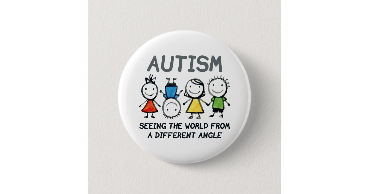 Autism Button | Zazzle