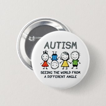 Autism Button | Zazzle