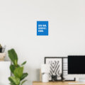 autism choose kind Poster Prints modern | Zazzle