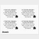 Autism Fire/Emergency Safety Stickers | Zazzle