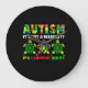 Autism Its Not A Disability Autism Awareness Large Clock | Zazzle